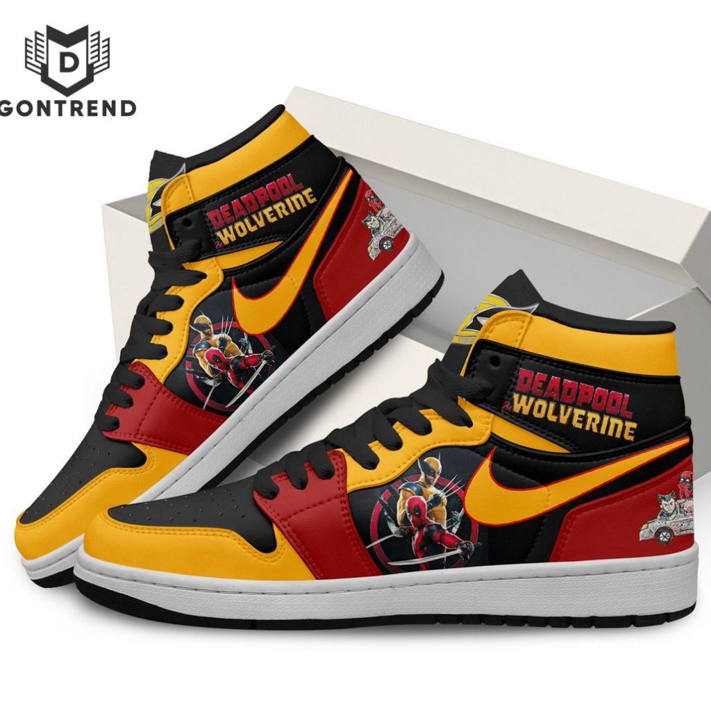 Deadpool & Wolverine Design Air Jordan 1 High Top - Dragontrendtees Store
