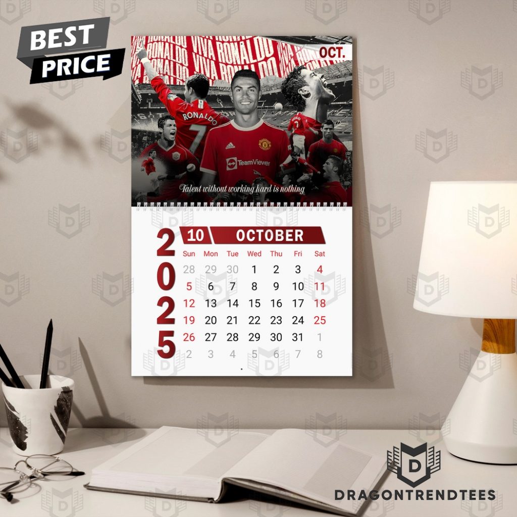 Cristiano Ronaldo Legend 2025 Calendar - Dragontrendtees Store