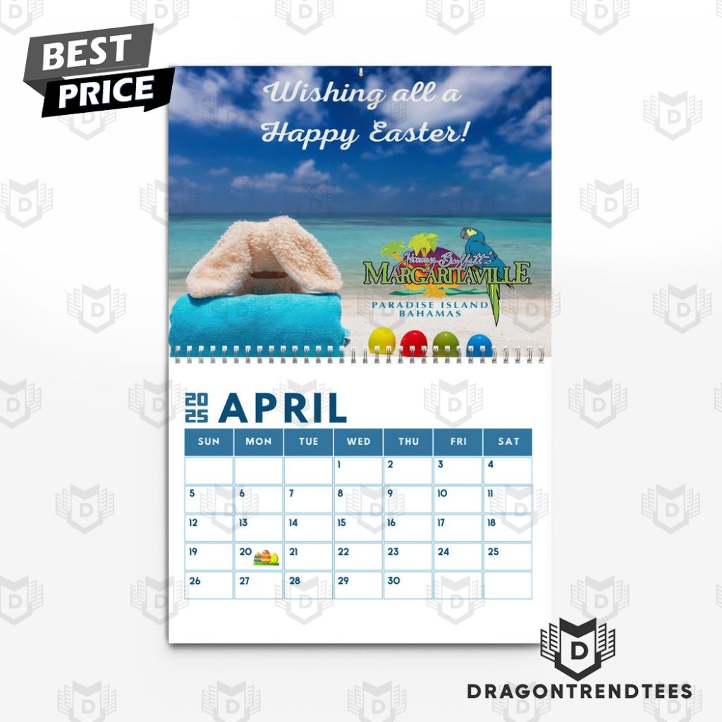 Jimmy Buffett New Year 2025 Calendar - Dragontrendtees Store