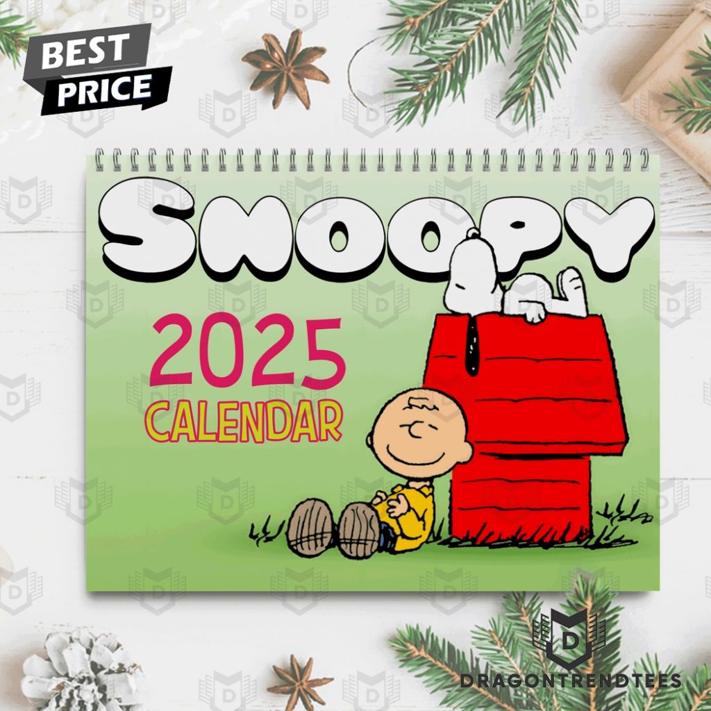 Snoopy Happy New Year 2025 Calendar - Dragontrendtees Store